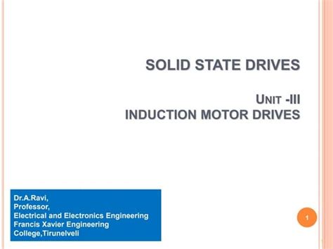 Csi And Vsi Fed Induction Motor Drives Ppt