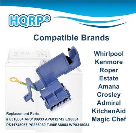 Hqrp Washer Lid Switch For Roper Rab Ras Rax Rtw Series Ap3180933 Replacement Ebay