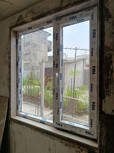 5mm Upvc Half Fixed Half Openable Window Veka 4ft X 5ft At ₹ 500sq