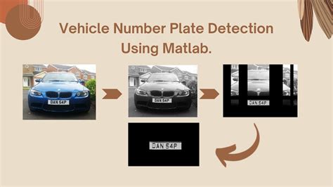 Vehicle Number Plate Detection Using Matlab Dsp Youtube
