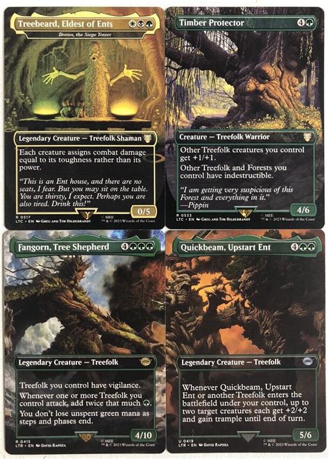 EDH Treefolk Deck Commander MTG Magic The Gathering Etsy