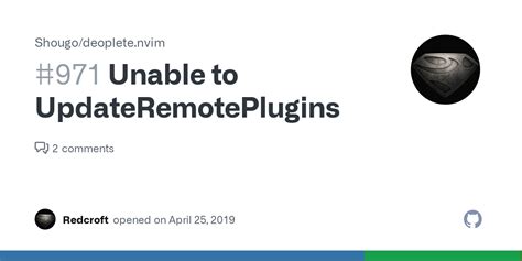 unable to updateremoteplugins · issue 971 · shougo deoplete nvim · github
