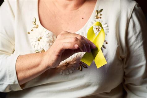 Premium Photo World Suicide Prevention Day Yellow Ribbon