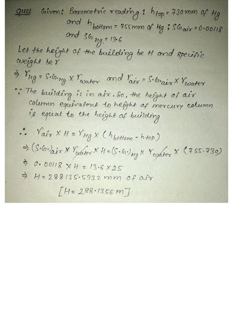 Solved Help Me With Hydrostatic Exercises I Dont Understand Them