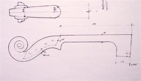 Violin Scroll Outline