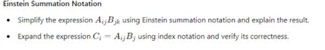 Solved Einstein Summation Notationasimplify The Expression