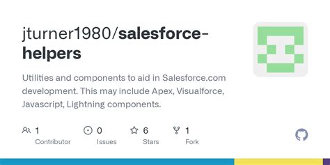 Github Jturner1980salesforce Helpers Utilities And Components To Aid In