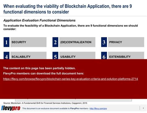 Blockchain Series Key Evaluation Criteria And Solution Platforms Ppt