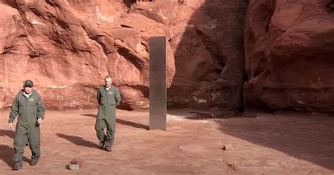 Alien Monolith Found In Utah Canyon Disappears After Reddit User