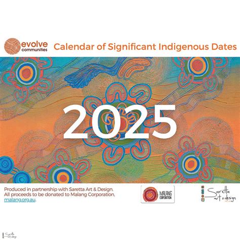 2026 Calendar Of Significant Indigenous Dates Saretta Art And Design