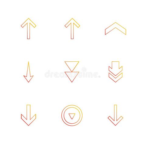Arrows Directions Pointer Arrow User Interface Pointer Stock
