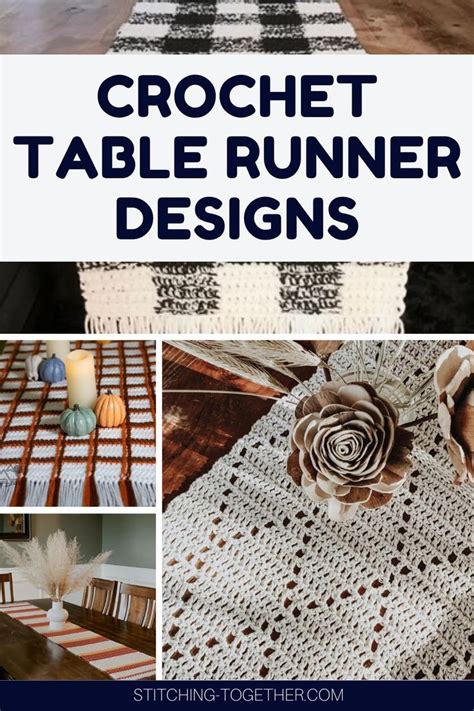 Modern Crochet Table Runner Patterns Crochet Table Runner Pattern Crochet Table Runner