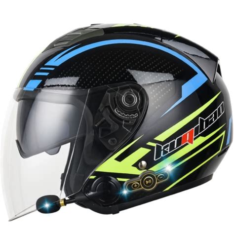 Kuqibao Motorcycle Smart Bluetooth Sun Protection Double Lens Safety