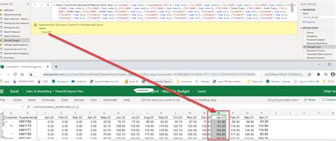 solved expression error the column column15 of the tab