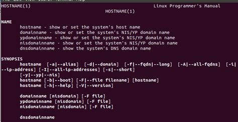 linux hostname online tutorials library list