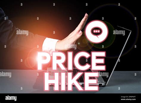 Conceptual Display Price Hike Word For Sum Of Values That Customer