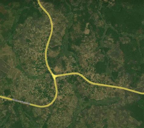 7 imagery overlaid with osm data before mapping buildings and roads in