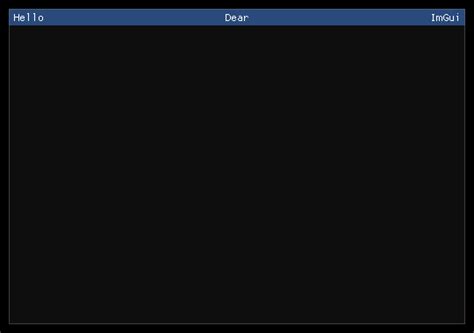 Title Bar · Ocornut Imgui · Discussion 4865 · Github
