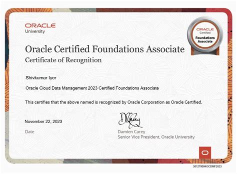Shivkumar I On Linkedin Oracle Accenture Thankful Oraclecertification Datascience…