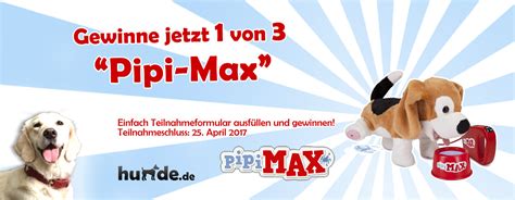 Gewinnspiel Pipi Max Hunde De