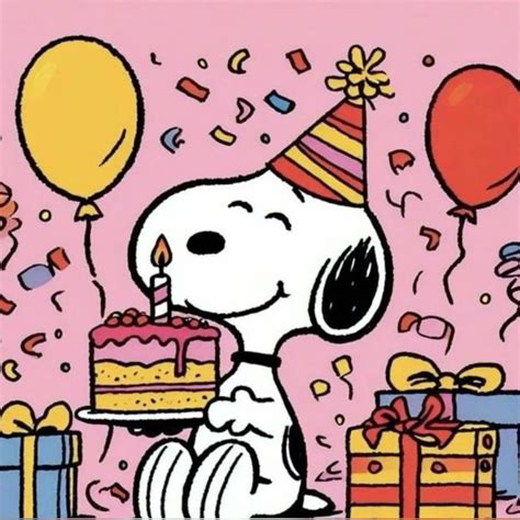 Pin By 𝓜 On Pins By You Happy Birthday Drawings Snoopy Birthday