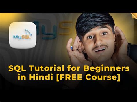 SQL Tutorial For Beginners In Hindi FREE Course YouTube