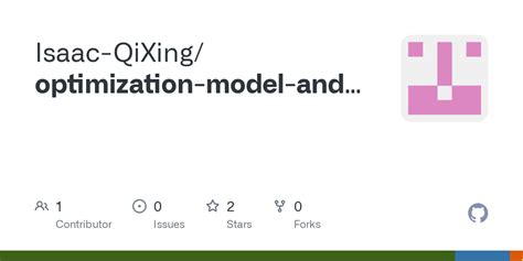 Github Isaac Qixingoptimization Model And Algorithm Based On
