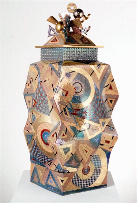 Untitled Lidded Vessel 2001 By Ralph Bacerra Ceramic Art Ceramic