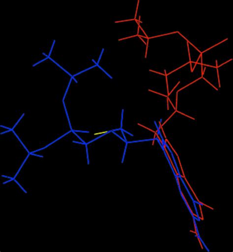 Superposition Of The Molecular Conformations Of The Title Compound