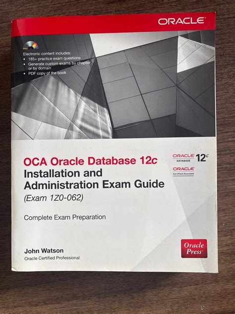 Oca Oracle Database 12c Exam Guide Hobbies And Toys Books And Magazines