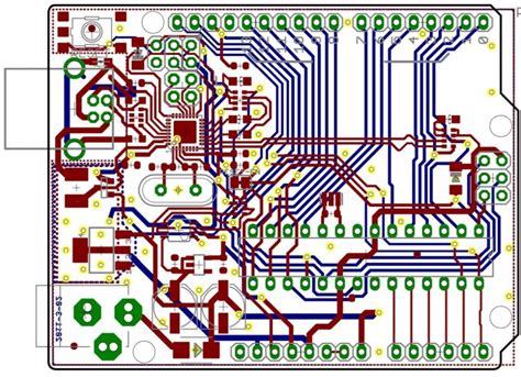 Pcb Layout For The Arduino Uno