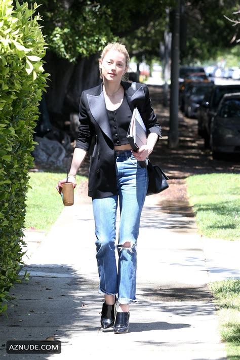 Amber Heard Dresses Up Business Casual For An Outing In Los Angeles 19