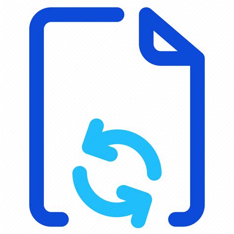 Document File Sync Icon Download On Iconfinder