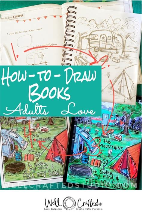 How To Draw Books For Adults Well Crafted Studio