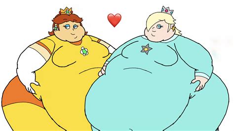 Fat Rosalina X Fat Daisy By Travisthegainer On Deviantart