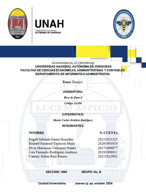 Informe Base De Datos Pdf Bases De Datos Sql
