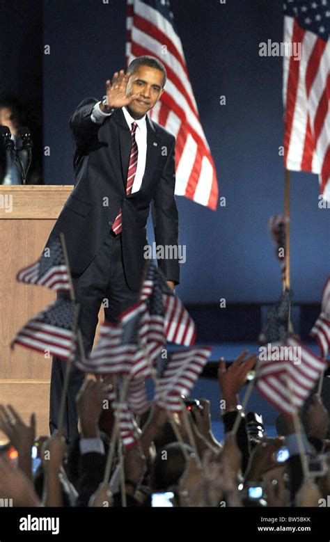 Barack Obama U S Presidential Election Victory Speech And Celebration