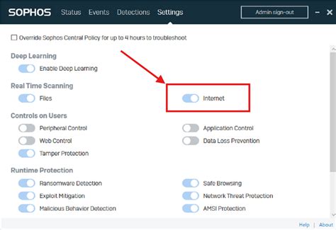 Intercept X Endpoint On Server Incorrectly Using Real Time Scanning On Class B 172 Internal Ip