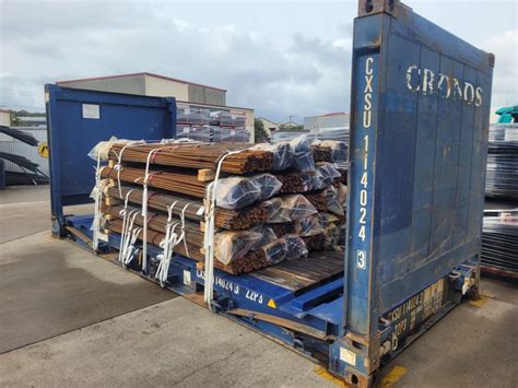 Securing Loads In Flat Rack Freight Container X Pak Global