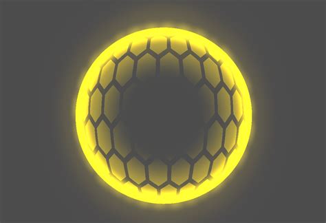 hexagon shield godot shaders