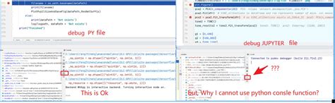 can t run or debug py files but runs fine using ipynb files why is