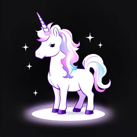 Premium Ai Image A Chibi Unicorn