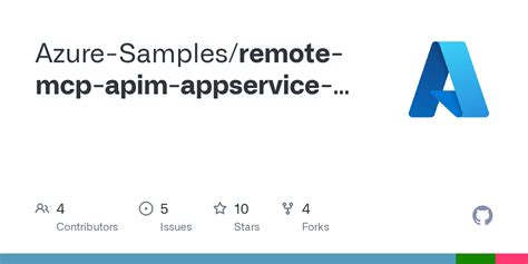 Github Azure Samplesremote Mcp Apim Appservice Dotnet