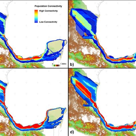 Ecological Connectivity Model For Dispersal Networks A Current Download Scientific Diagram