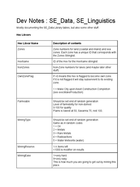 Dev Notes Se Data Pdf Taxes Earth