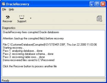 OracleRecovery Download Data Recovery Tool For Damaged