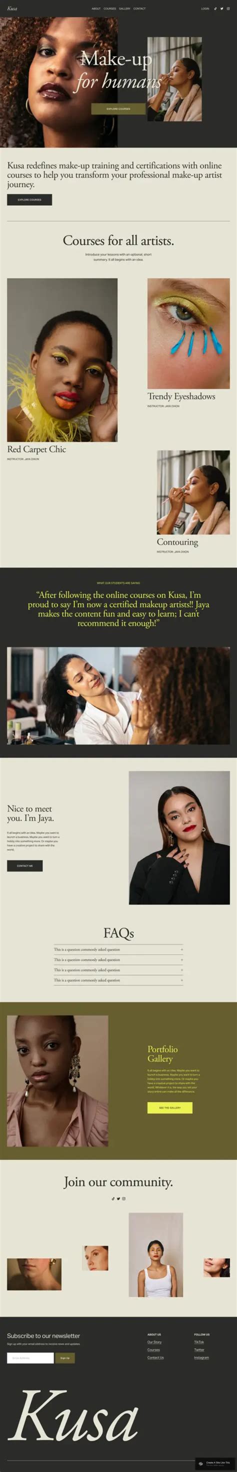 6 best course website squarespace templates wss