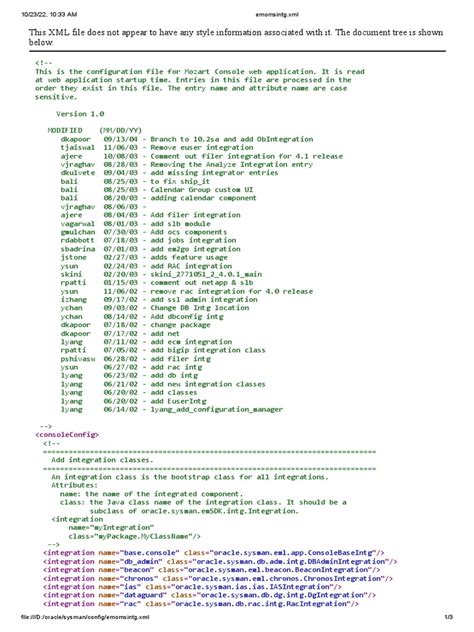 Configuration File For Mozart Console Web Application Integrations And Customizations Pdf