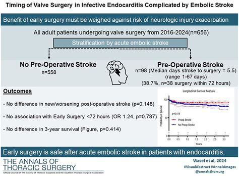 Early Valve Surgery For Endocarditis After Acute Embolic Stroke The Early Valve Surgery For Endocarditis After Acute Embolic Stroke The