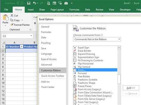 How To Create A Data Entry Form In Excel Expedio Data Design